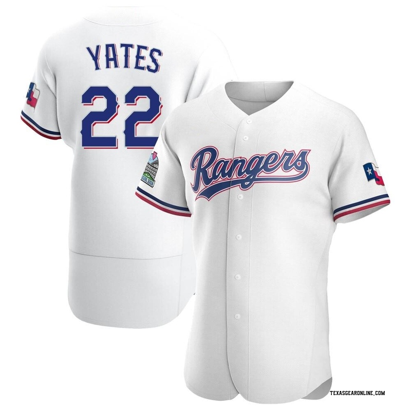 Kirby Yates Jersey, Authentic Rangers Kirby Yates Jerseys & Uniform ...